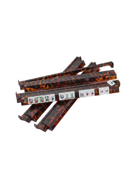 Mahjong Rack & Pusher Set - Tortoise – Five Gold Monkeys