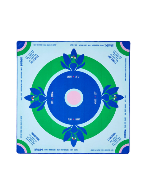 Preppy Soiree Mahjong Mat – Five Gold Monkeys